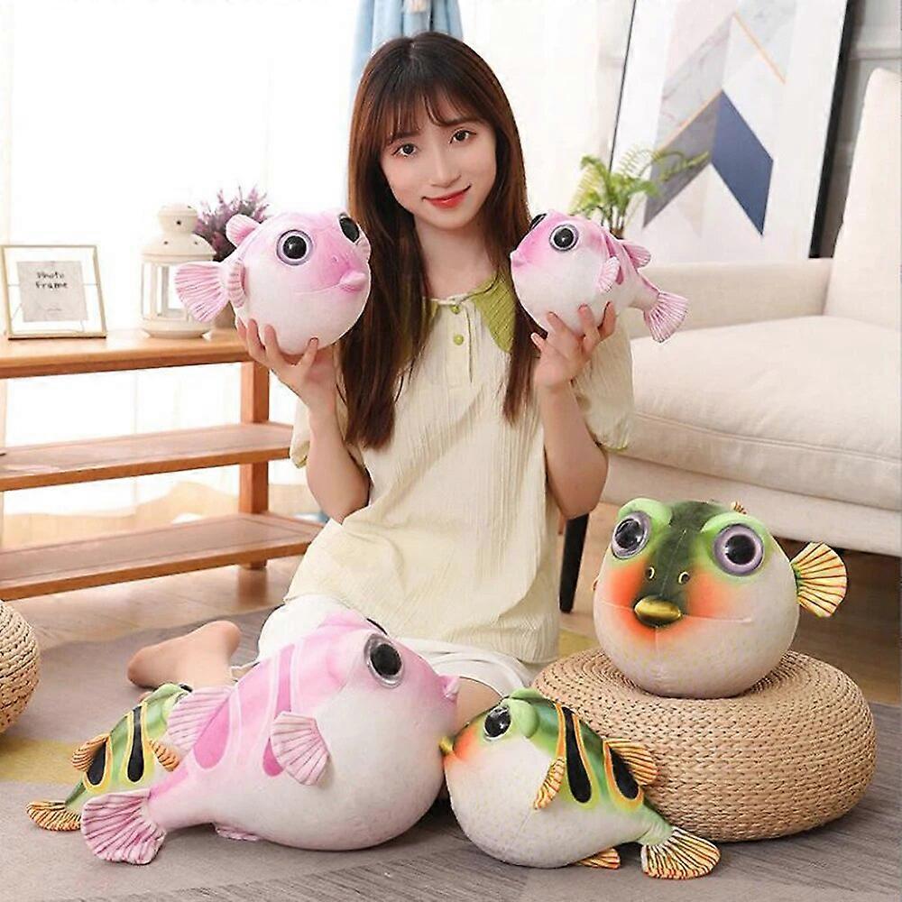 Cute Imitation Globefish Puffer Fish Stuffed Children Plush Toy | Fruugo UK