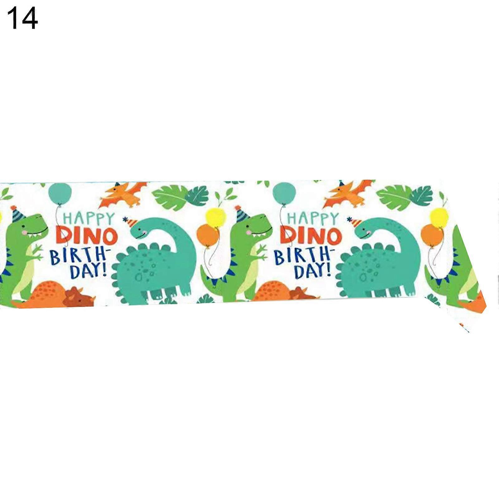 1 Set Disposable Tableware Cartoon Dinosaur Pattern Convenient Paper ...