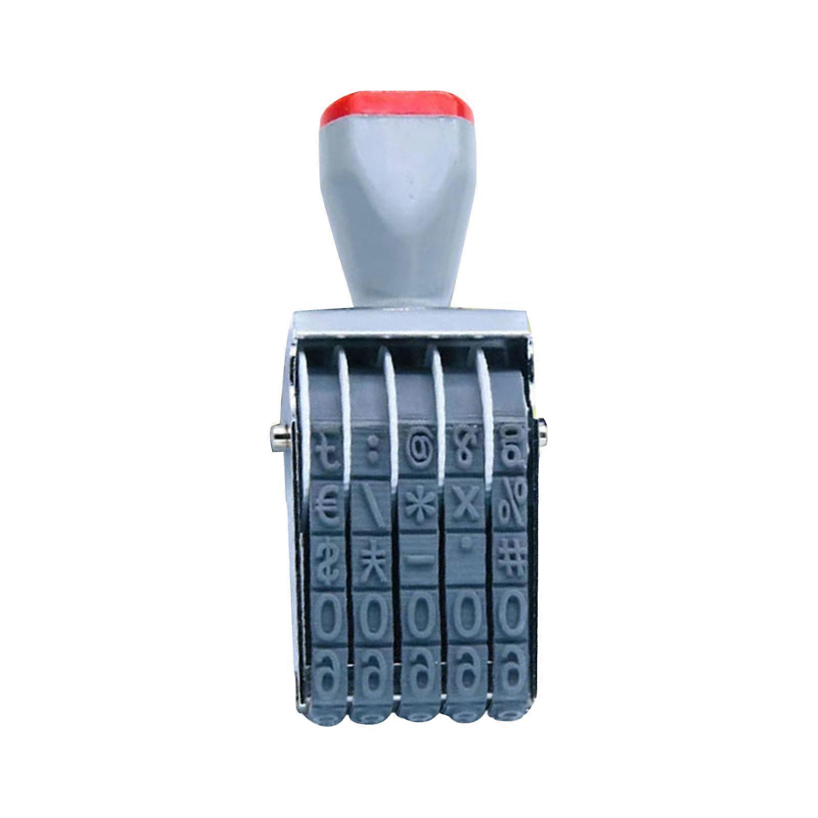 Number Stamp 0-9 Numbering Stamp Rotating Digits Number Stamp Date Stamp Adjustable Plastic ...