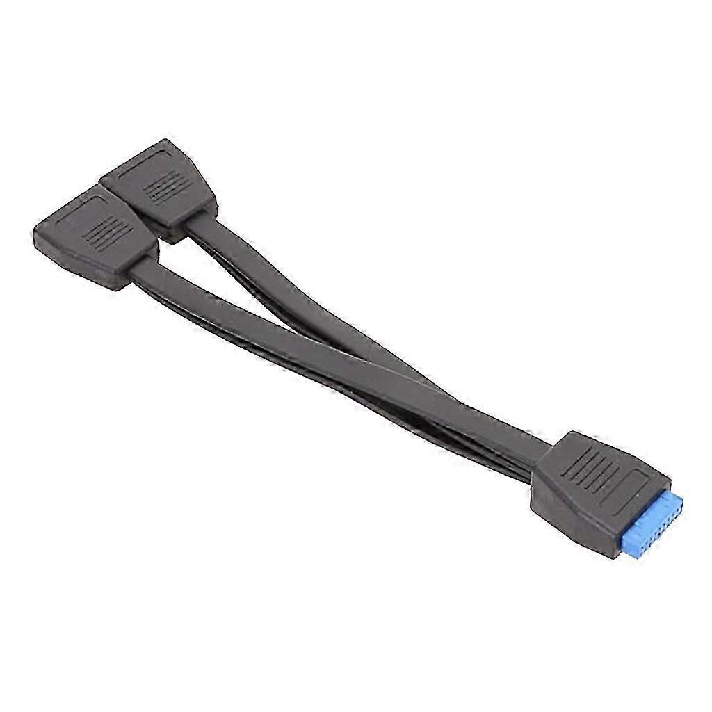 USB 3.0 19-Pin Header 1 to 2 Splitter Motherboard Cable No More Clutter ...