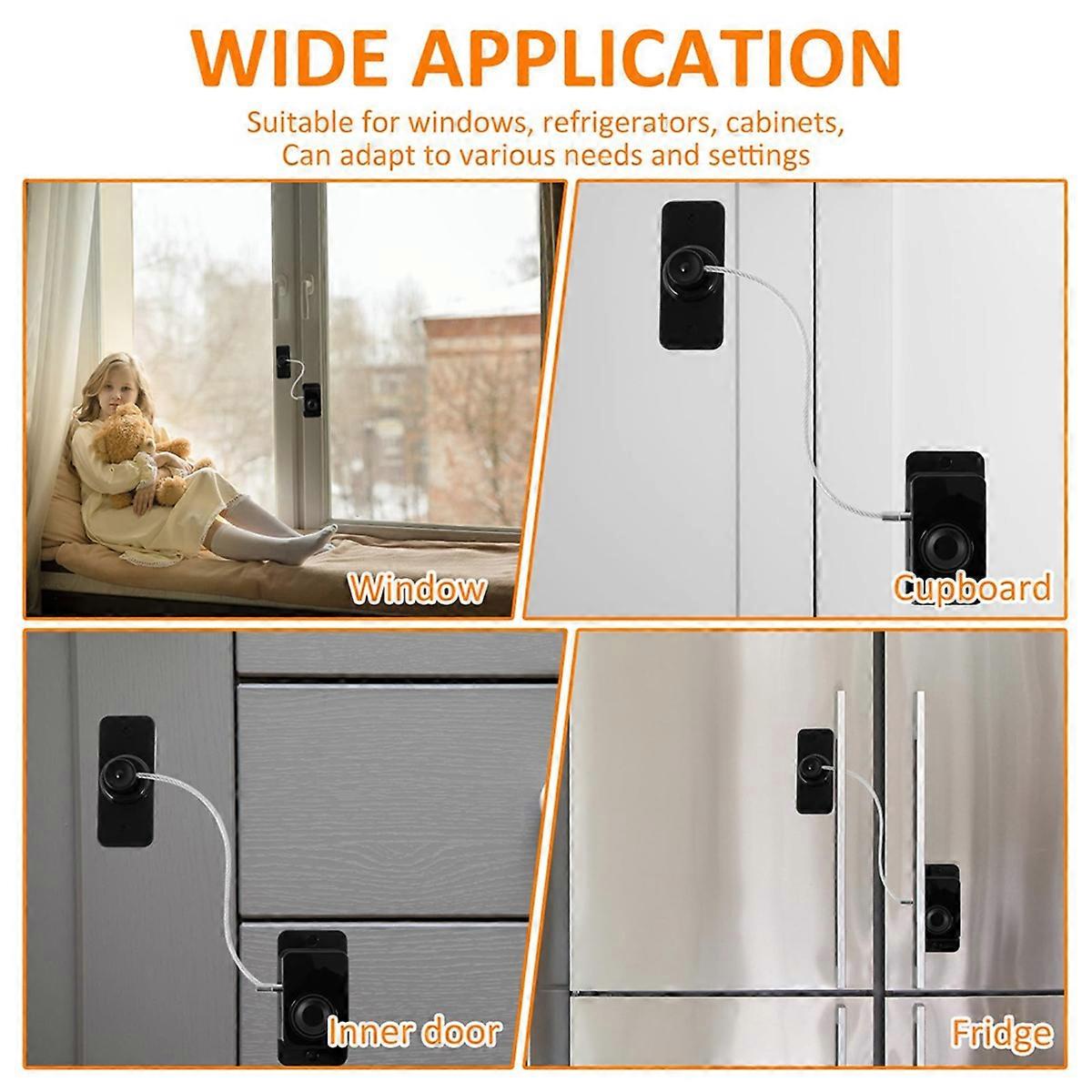 Fingerprint Fridge Lock, Refrigerator Safety Lock, Intelligent Cabinet ...