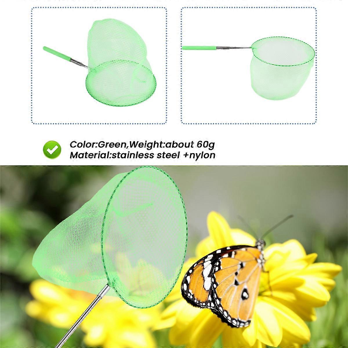 Outdoor Catching Catching Butterfly Net Fishing Net Bag Stainless Steel ...