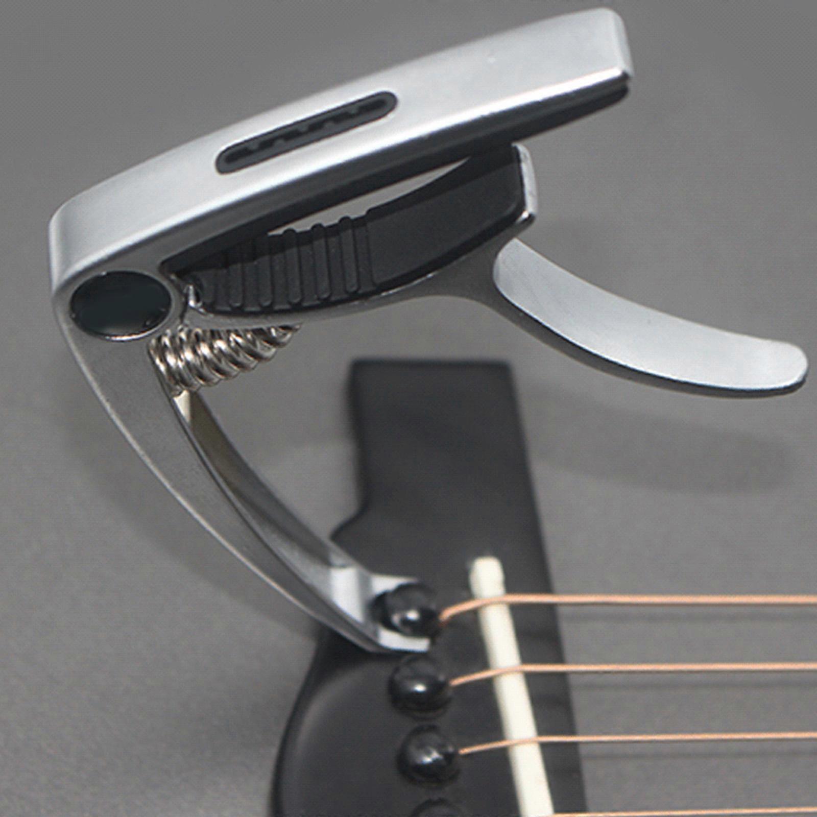 Portable Guitar Tunings Clamp Guitar Capo Clip Metal Quick Change Clamp ...