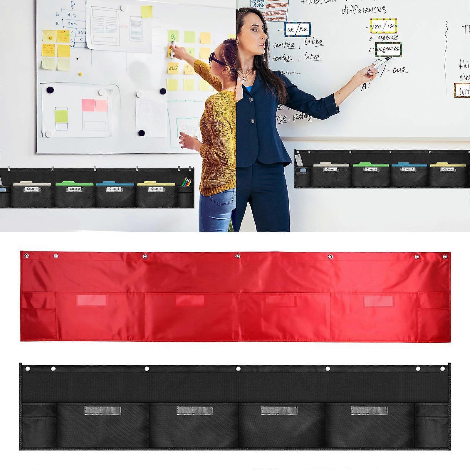 4 Pocket Horizontal Storage Pocket Chart Wall Folder Organizers Bag ...