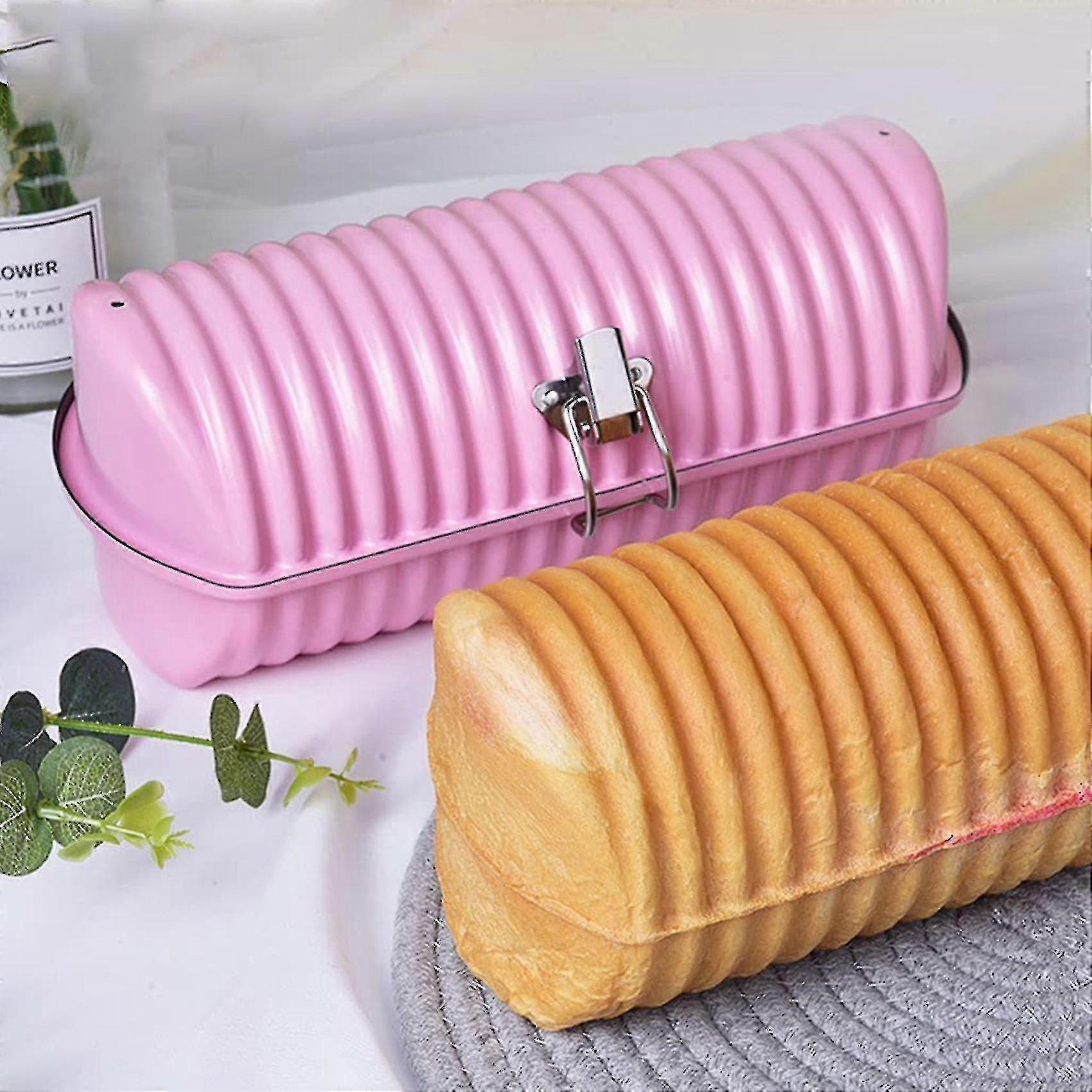 Carbon Steel Bread Mold Loaf Pan Toast Cake Cylinder Shaped Toast Box ...