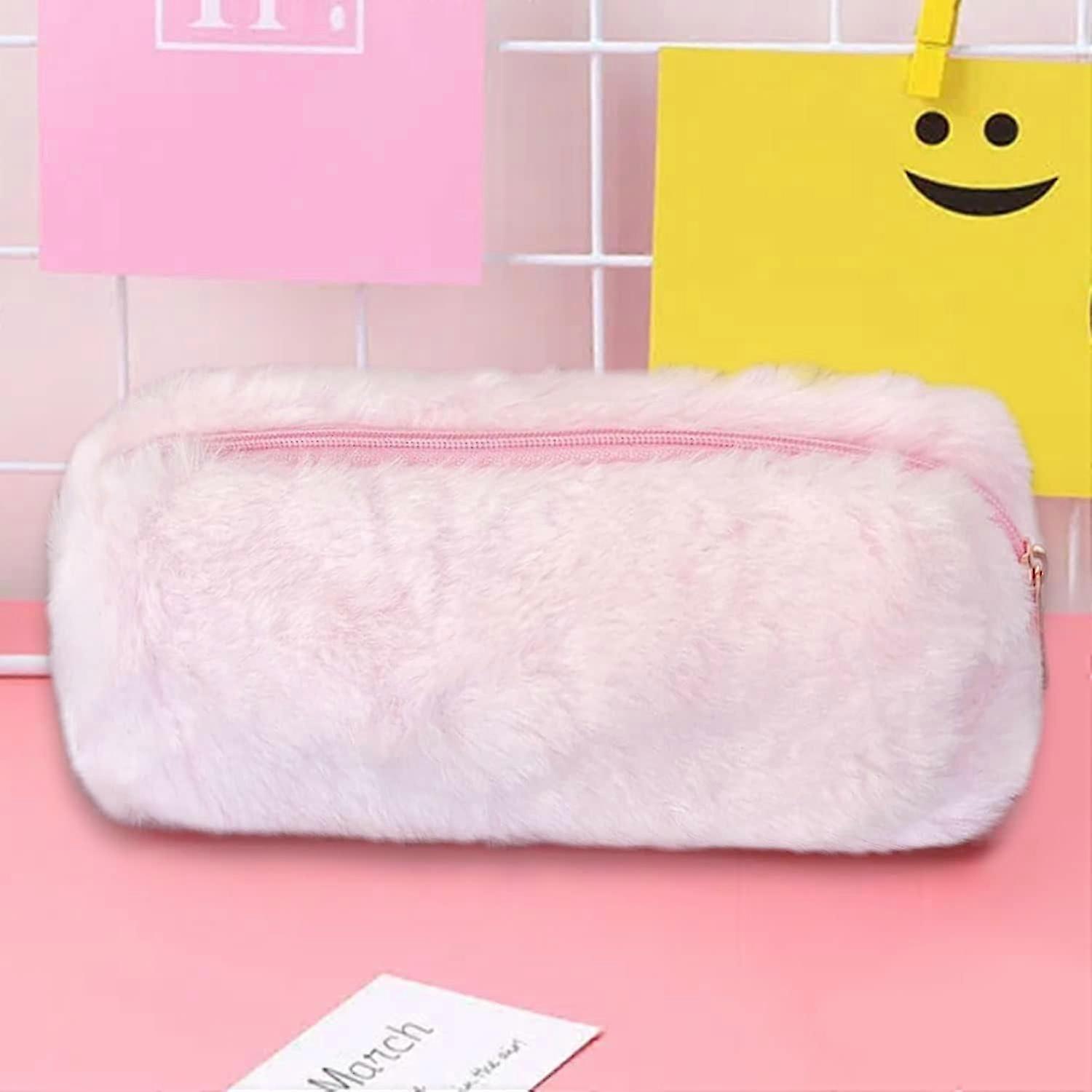 Plush Pencil Case, Fluffy Pencil Case for Girls Soft Pencil Case Plush ...