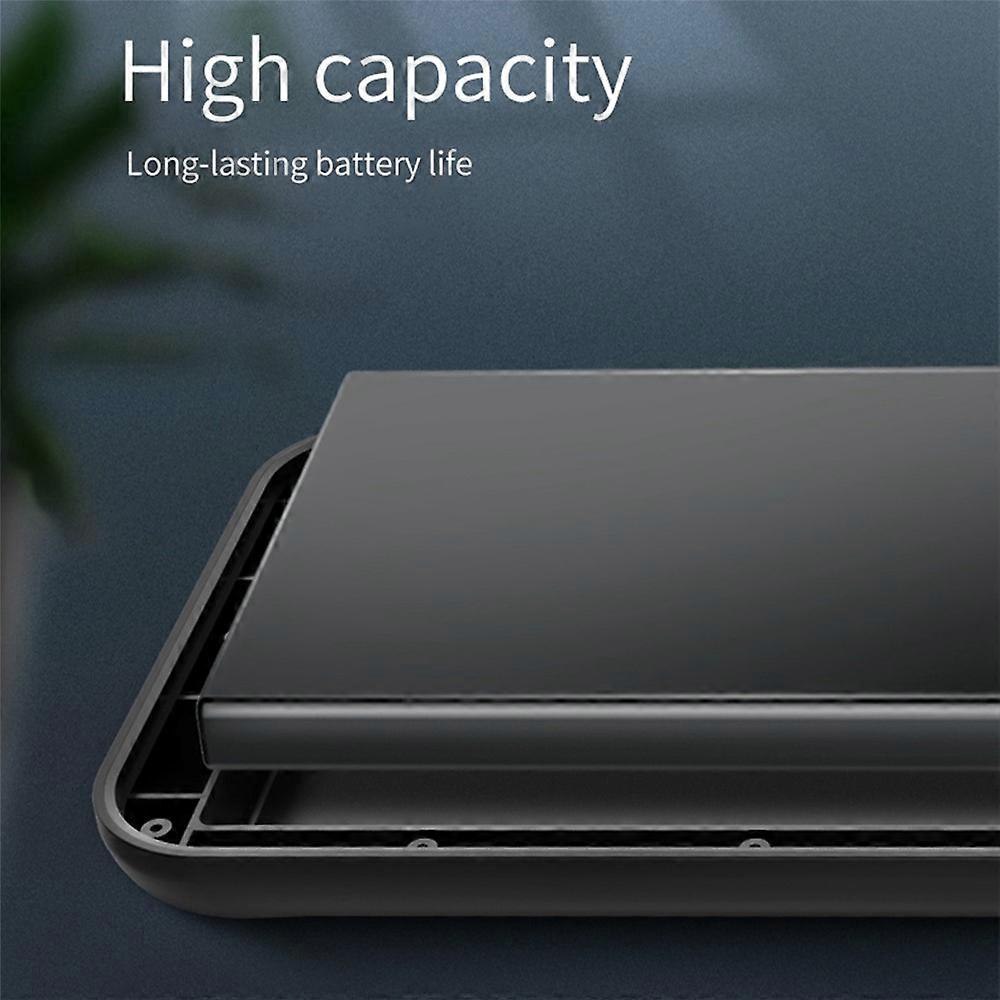 For iPhone 13 7000mAh Rechargeable Extended Battery Soft TPU Edge ABS ...