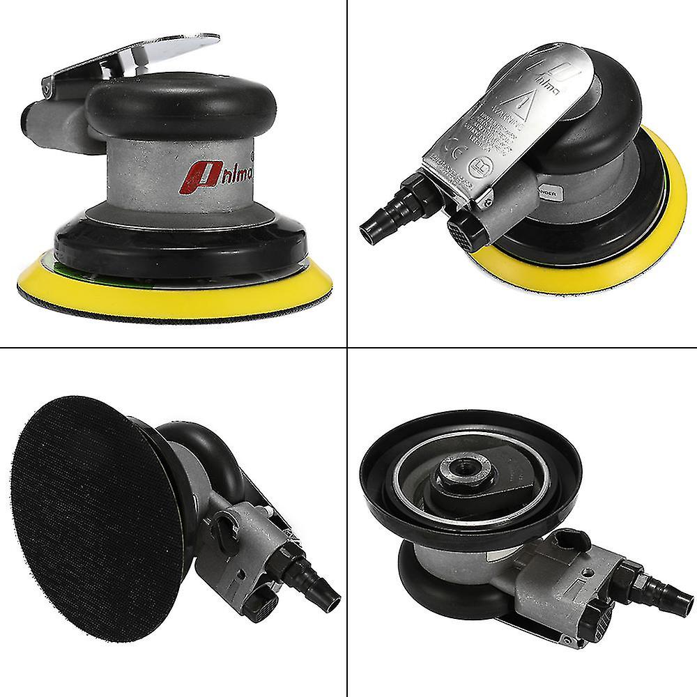 Pneumatic Orbital Sander Air Grinder 5" 6" Vacuum Eccentric Polishing ...
