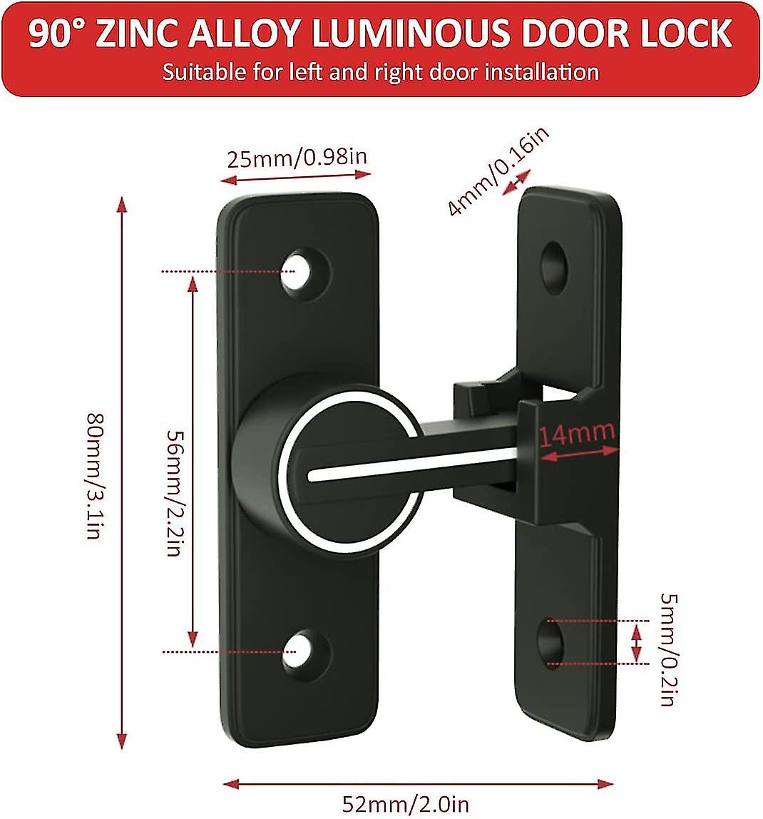 Latches Hardware 90 Degree Right Angle Heavy Duty Gate Latches Flip Latch Barn Door Lock ...