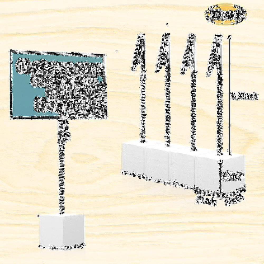 20 Pieces Place Card Holder Cube Photo Clips Holder With Alligator Clip ...