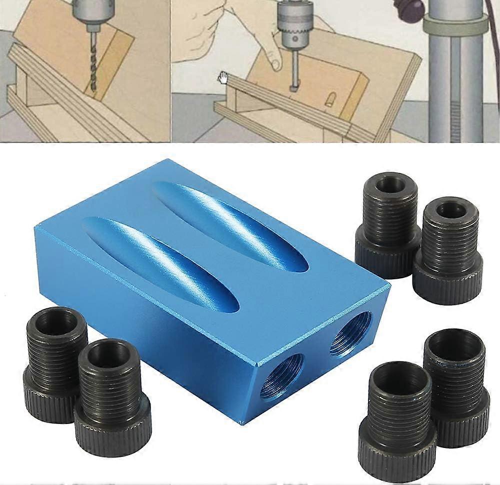 15 pieces Oblique drilling jig with 15 drill bits Carpenter's ...