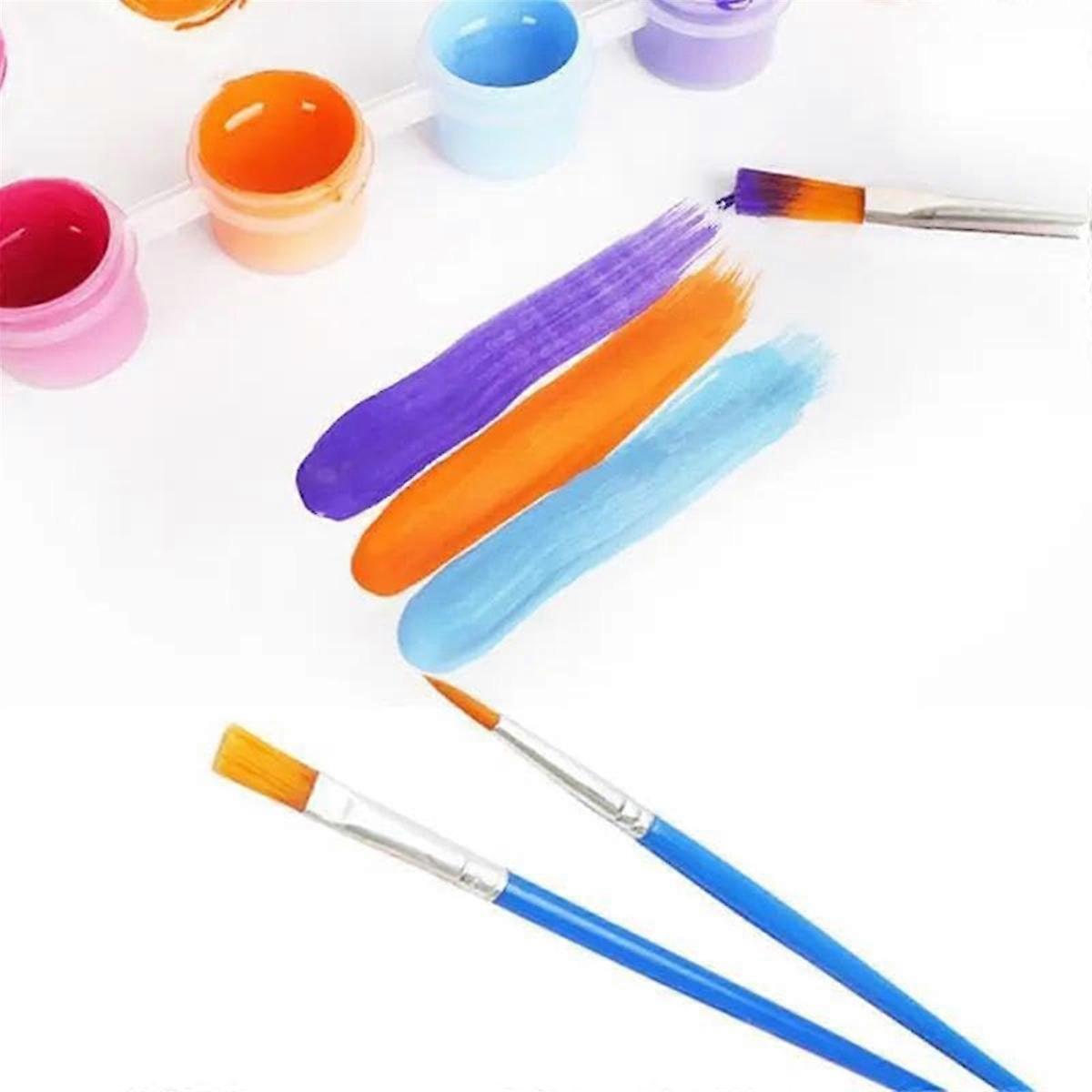 Paint Set - 12 Colors of Fine Sticky Acrylic Paint - Easy to Carry ...