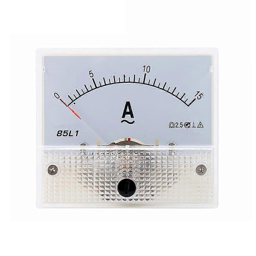 85L1 AC Panel Meter Analog Panel Ammeter Dial Current Gauge Pointer ...
