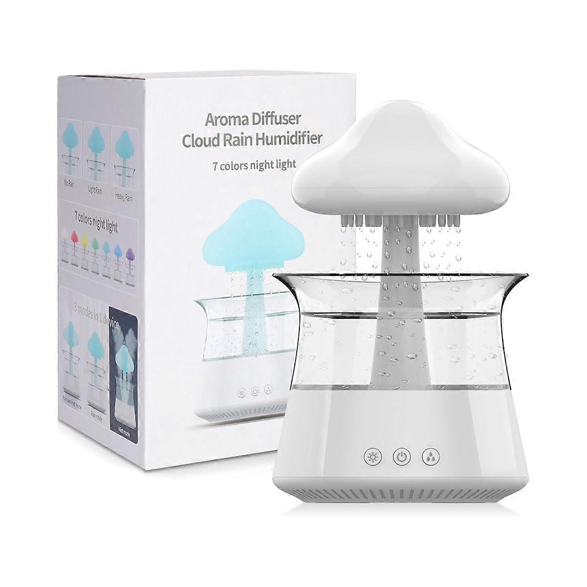 Cloud Humidifier, Essential Oil Diffuser with 7 Colours LED Lights ...