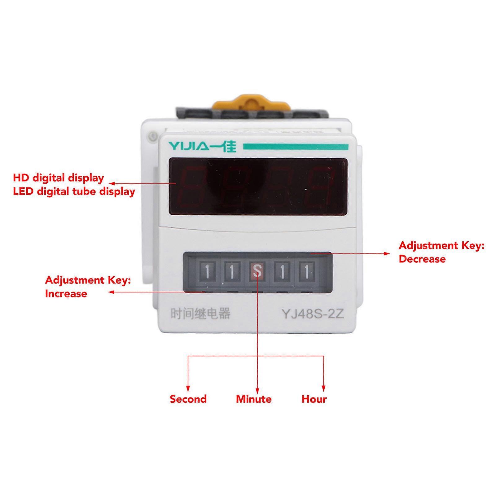 Time Delay Relay Programmable Limit Timer 8 Pin 2 Groups Controller for ...