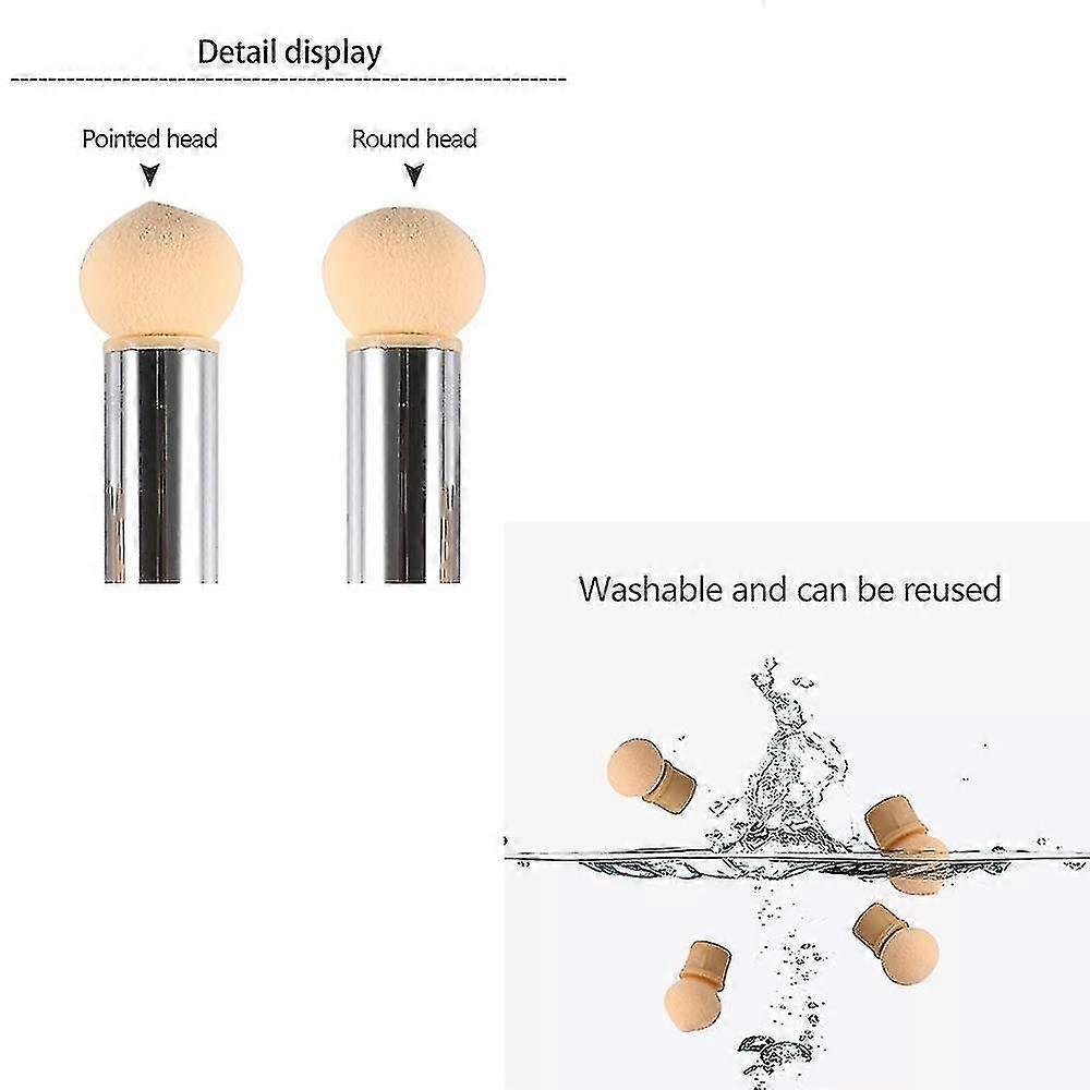 Sponge Brush Applicator Including 4 Replacement Heads, Nail Art ...