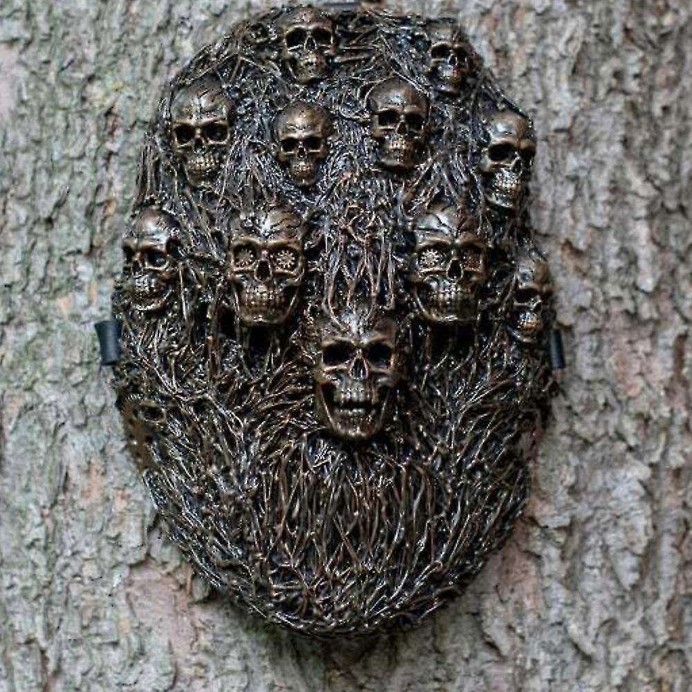 Realistic Latex Full Face Skull Mask Halloween Cosplay Party Fancy ...