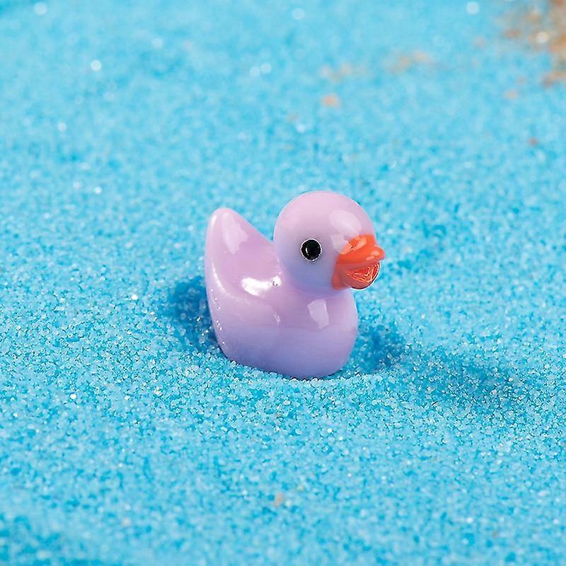 200pcs Mini Yellow Ducks Ducklings Tiny Duckies Garden Landscape ...