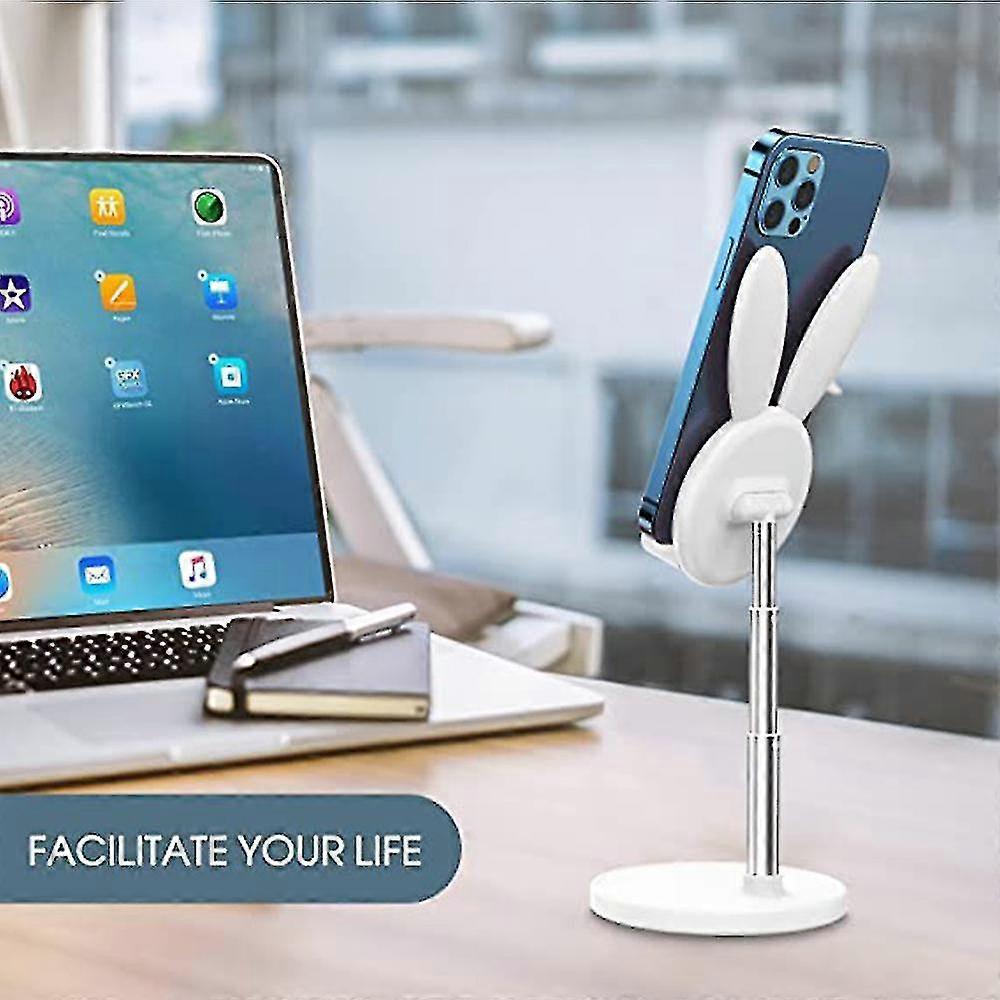 Cute Bunny Phone Stand, Angle Height Adjustable Phone Stand ...