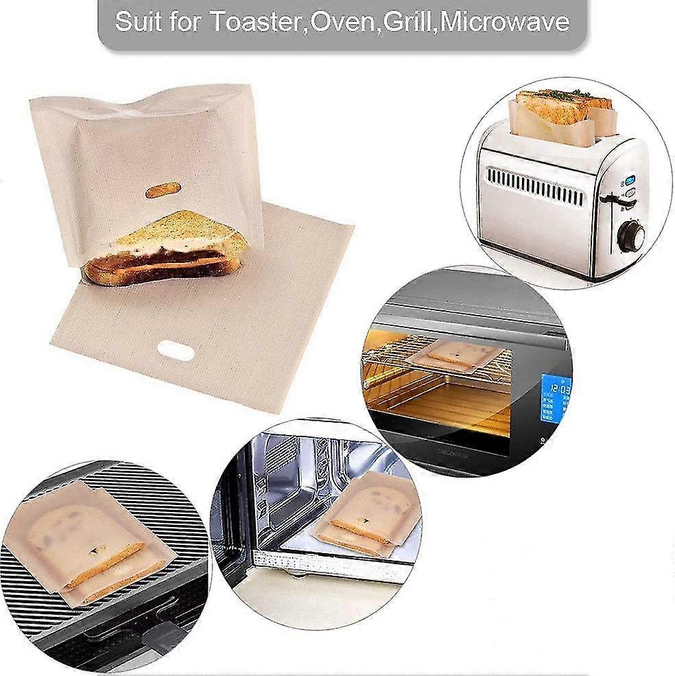 6 Pcs Toaster Bag Reusable Toast Bags High Temperature Resistance ...