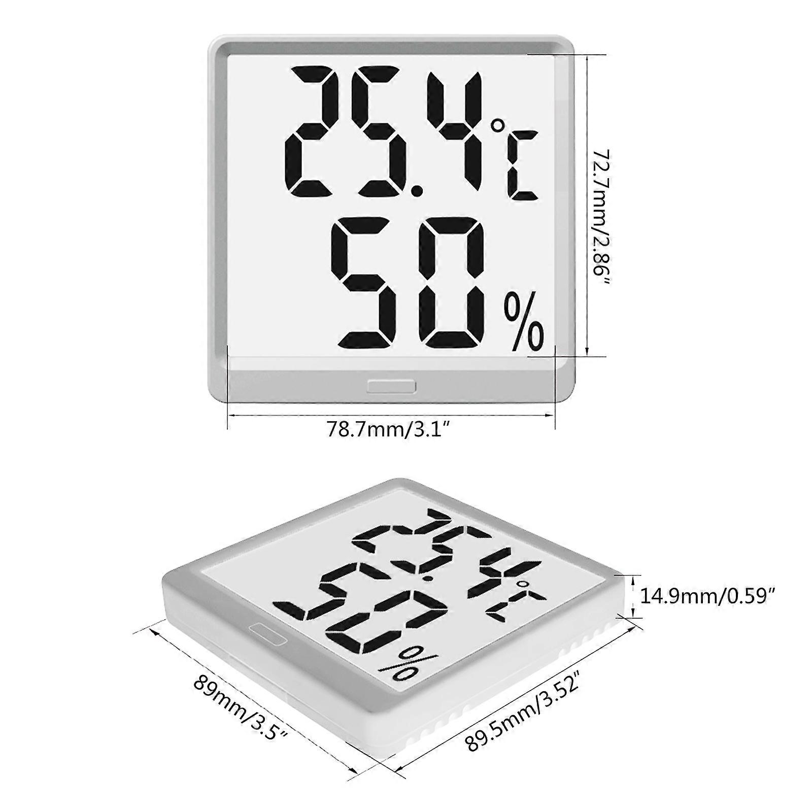High Precision Thermometer Hygrometer Large Display / Wall Mount ...