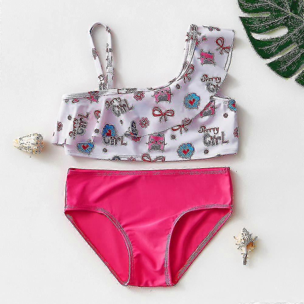 1~14y Girls Swimsuit High Quality Girls Swimwear Two Pieces Kids Bikini ...