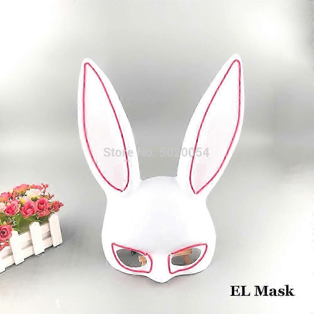 Hot Carnival LED Mask Glowing Halloween Party Mask Rave Mask Carnival ...