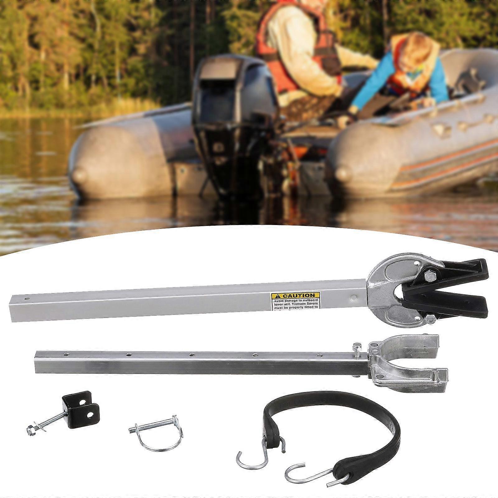 Boat Adjustable Transom Saver Boat Motor Support Rubber Boat Speedboat ...