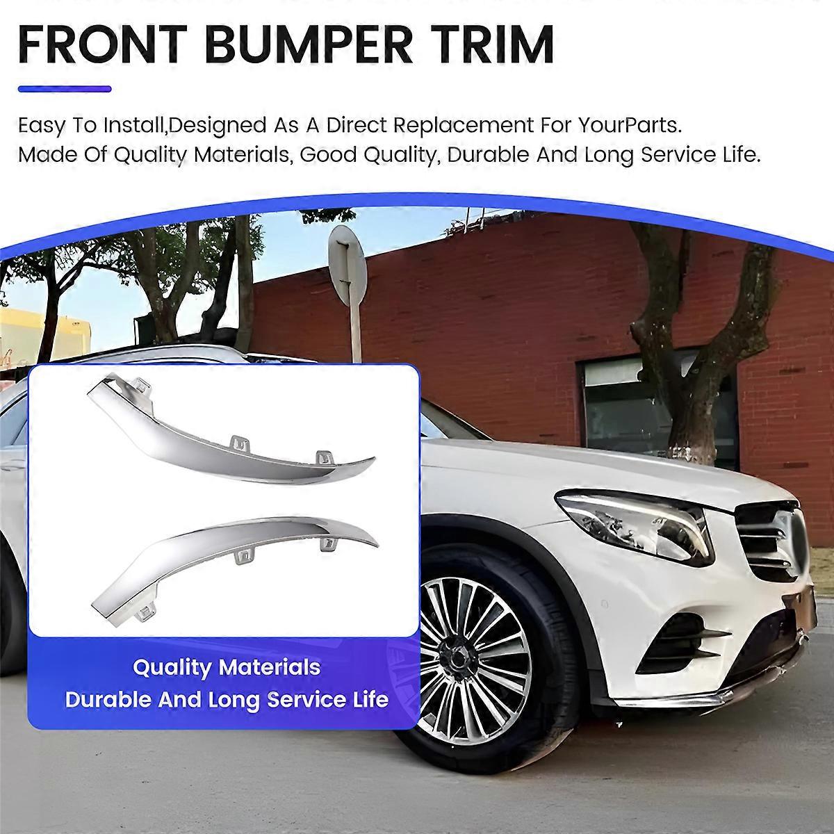 Front Bumper Molding Trim for W253 GLC Class 2017-2018 A2538852700 ...