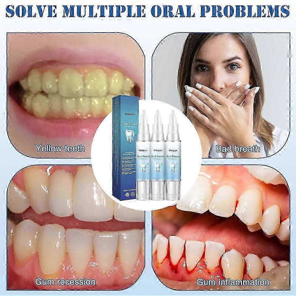 5pcs Gum Repair Gel Rebuilding Strengthen Whiten Remove Breath ...