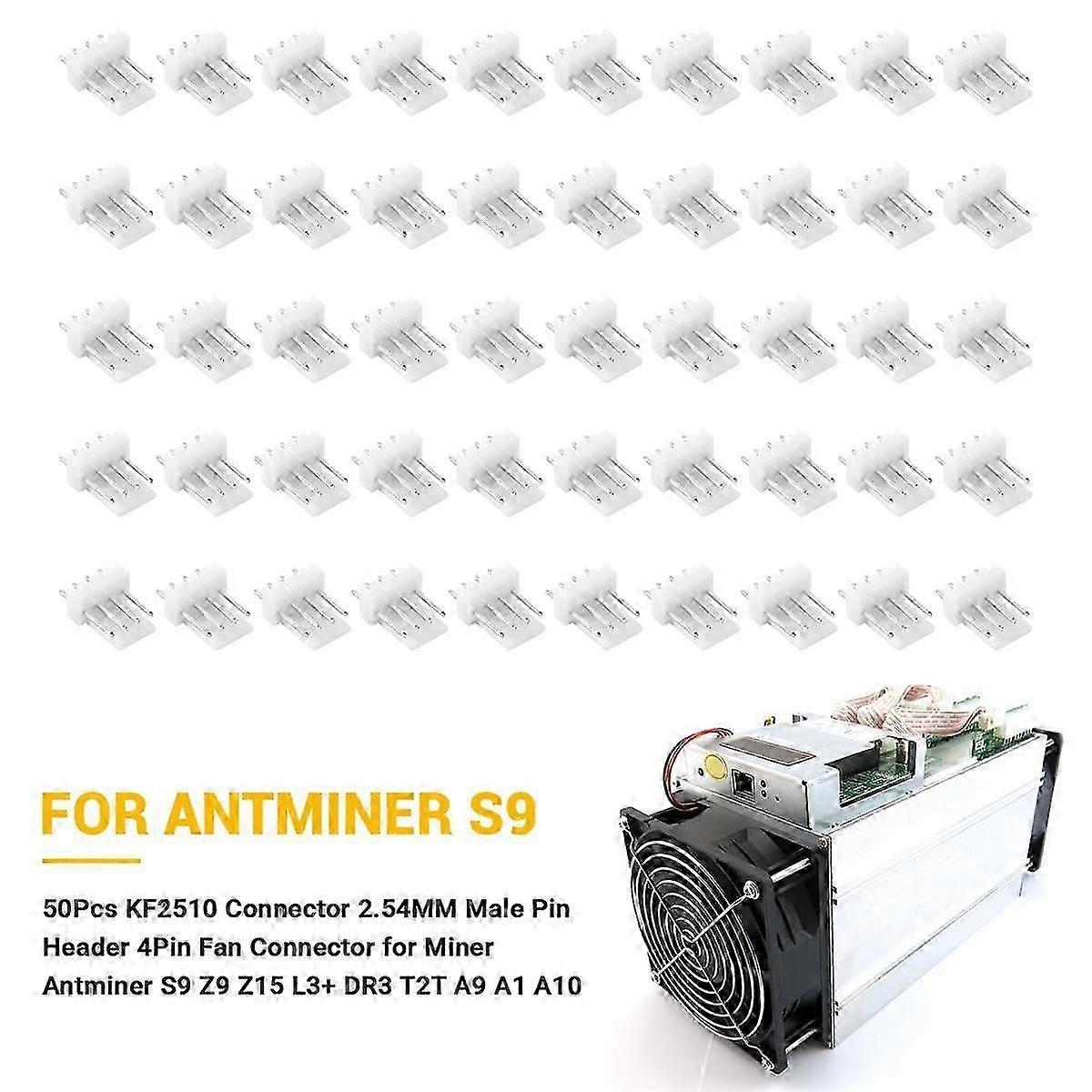 50Pcs KF2510 Connector 2.54MM Male Pin Header 4Pin Fan Connector for ...