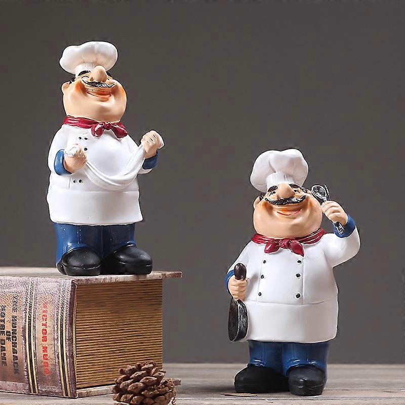 Cook Figurine Ornament Table Deoration Statue For Enhancing Kitchen And ...