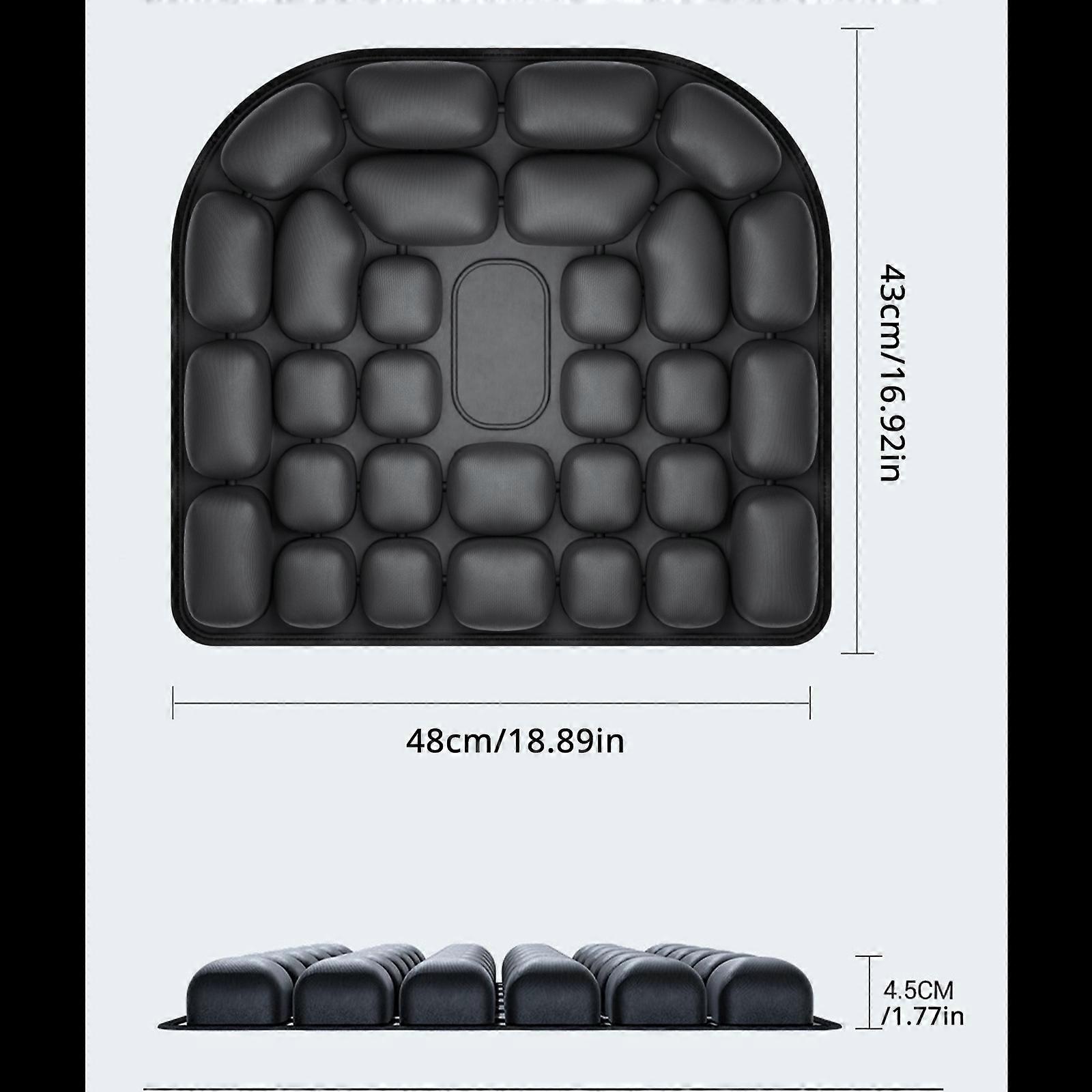 Portable Inflatable Seat Cushions AntiSlip 3D Air Cell Travel Cushions ...