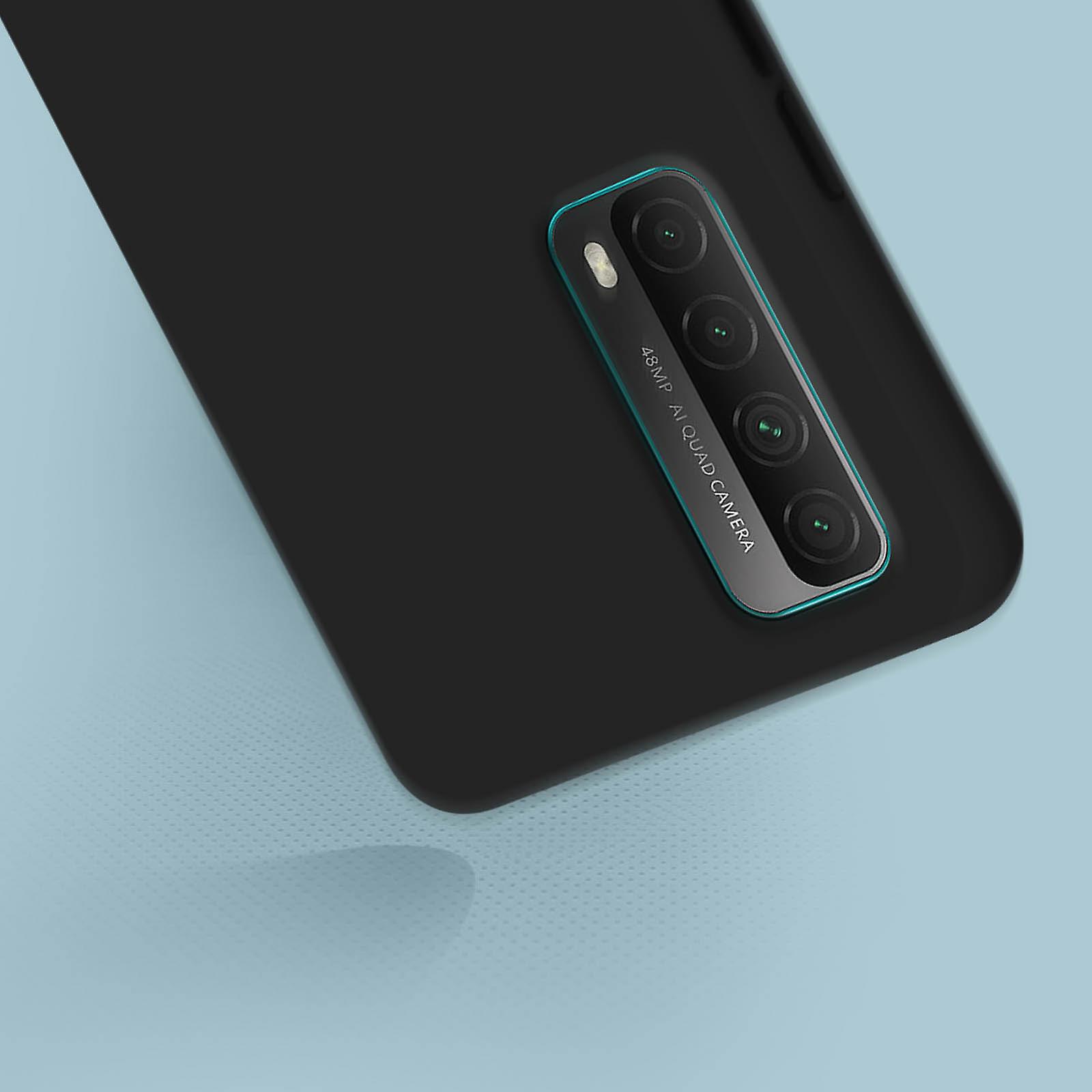 Back Cover For Huawei P smart 2021 Semi-rigid Soft Touch Compatible QI ...