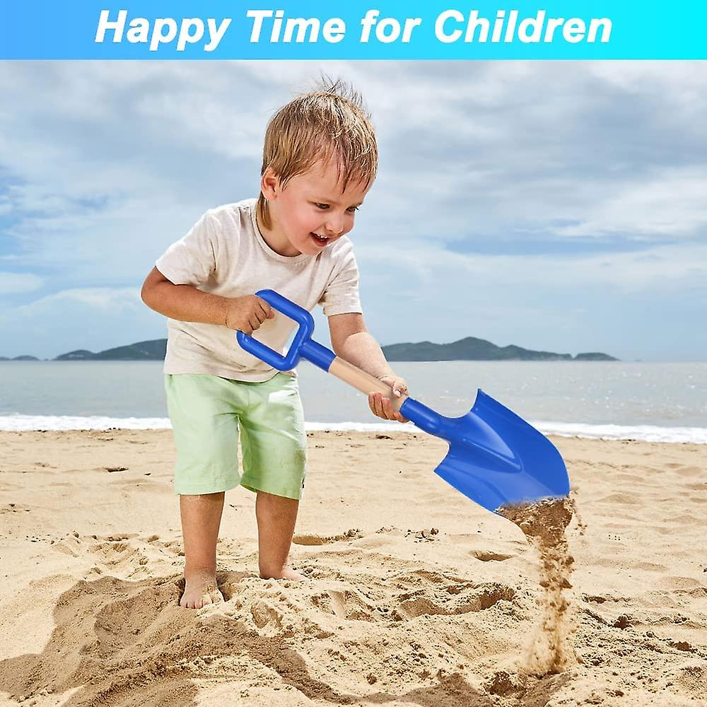 Heavy Duty Beach Shovels, 16 Inch Jumbo Sand Shovels for Kids, Beach ...