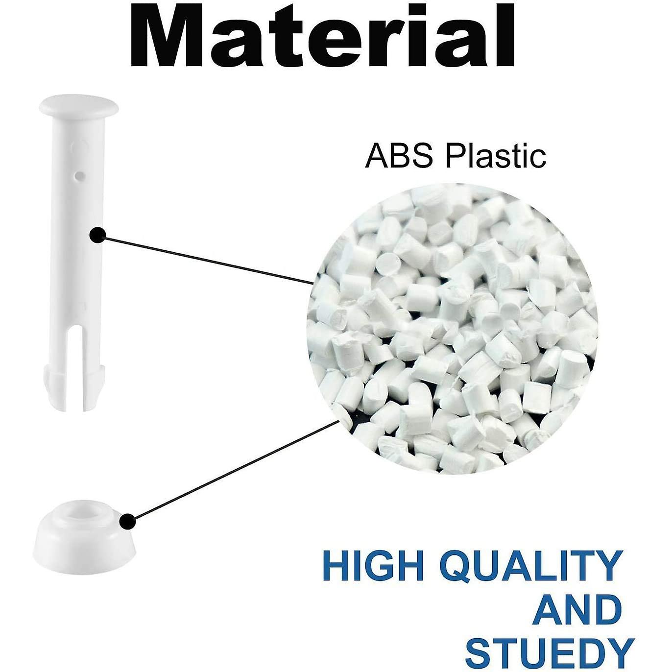 12 Pcs Plastic Pool Joint Pins & 12 Pcs Rubber Seals For Above Ground ...