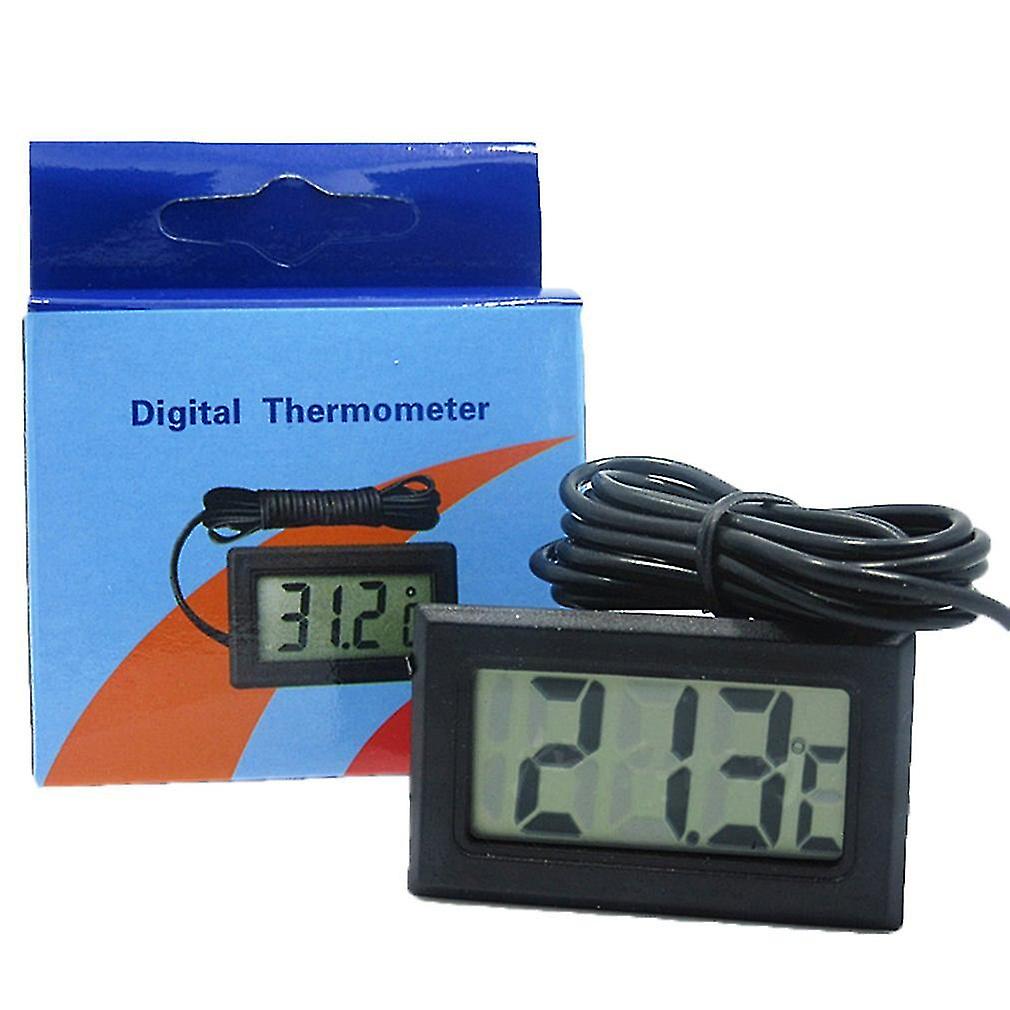 Aquarium Temperature With Battery Freezer Thermometer Electronic ...