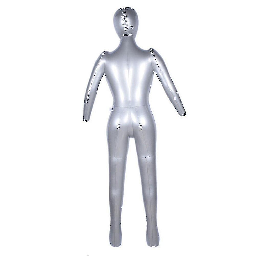 High Quality 165cm Inflatable Full Body Female Model Mannequin With Arm ...