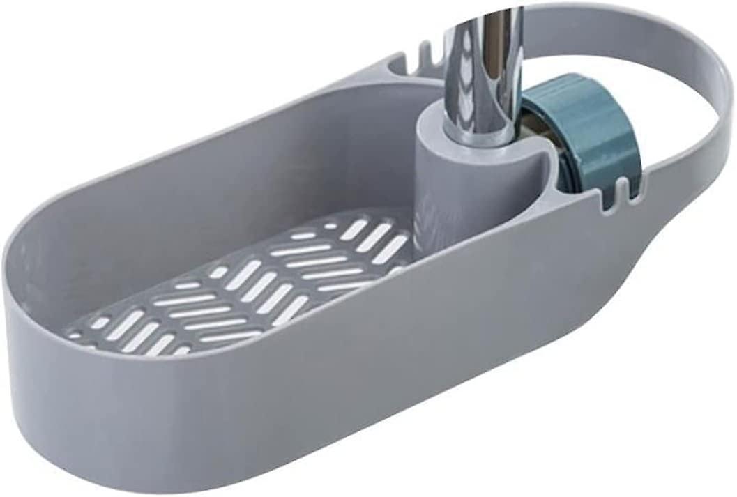 Plate Sponge Rack Adjustable Snap Sink Soap Sponge Holder, Towel Rack ...