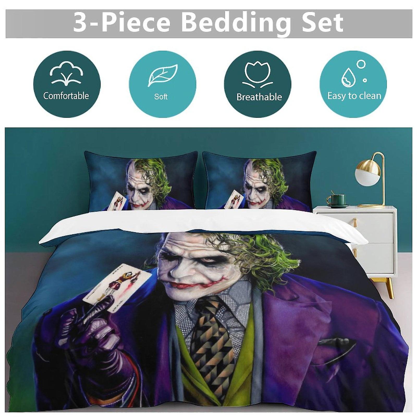 Joker Bedding Sets Cute Bed Cover Anime Cartoon 3D Printed Lightweight ...