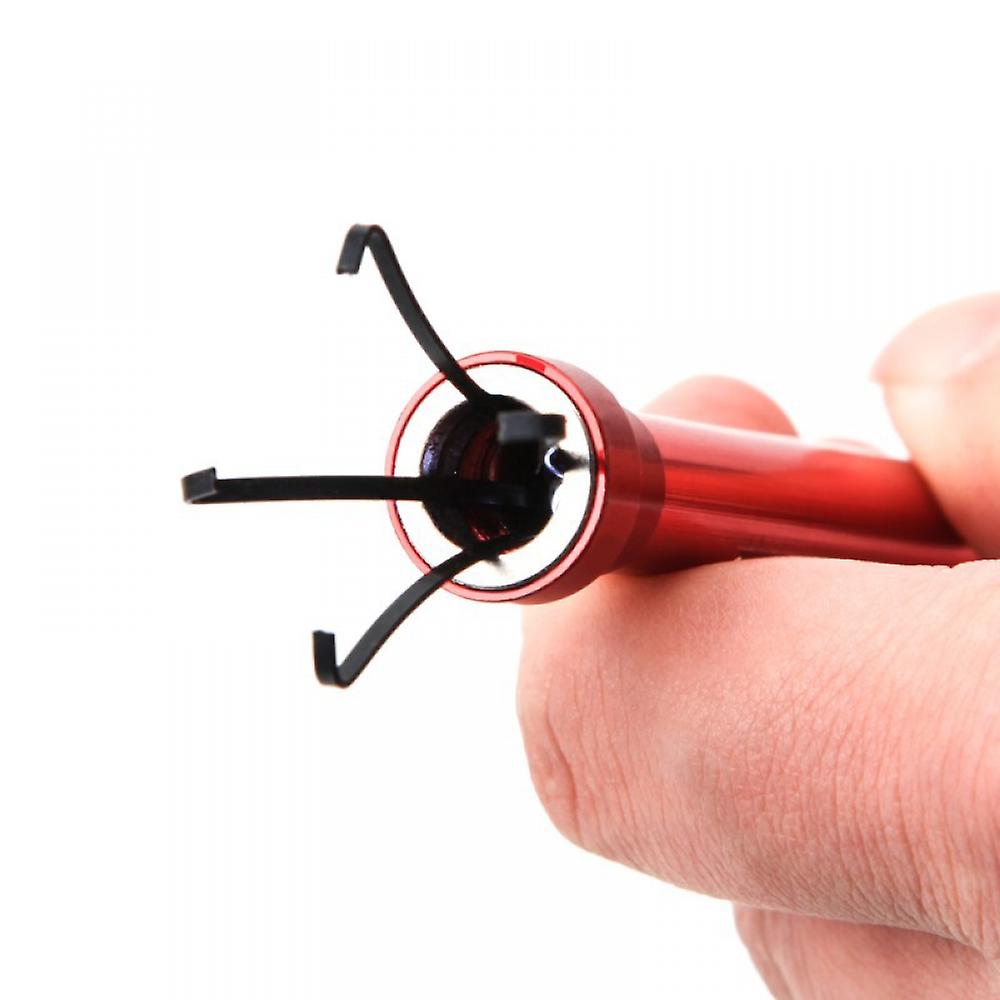 4 Claw Magnetic Pick Up Tool,with Led Light, Foldable Long Reach Hand ...