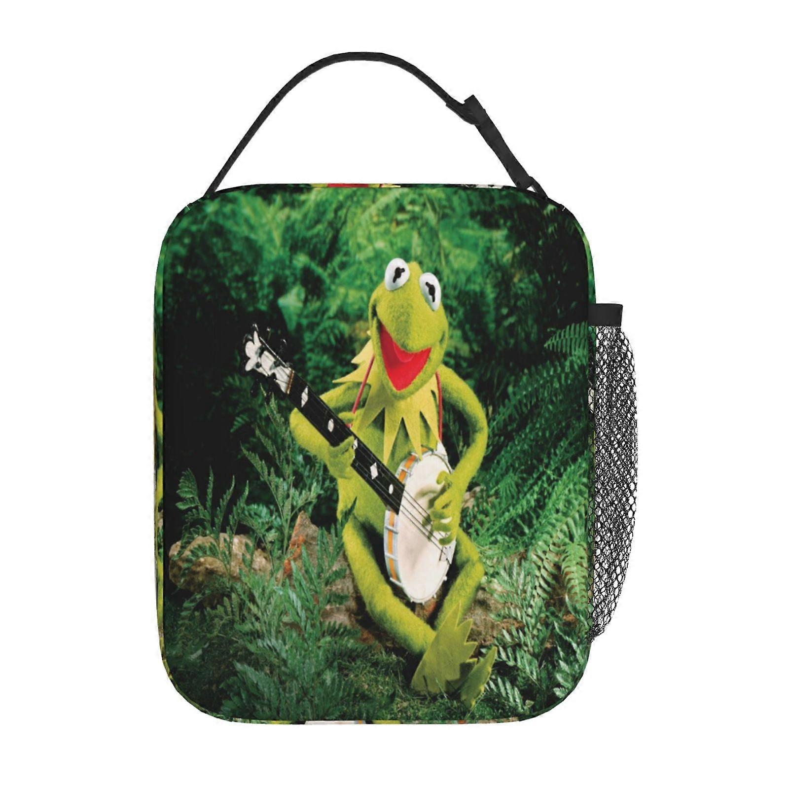 Anime Cartoon Kermit The Frog Lunch Box - Insulated Lunch Bag For Girls ...