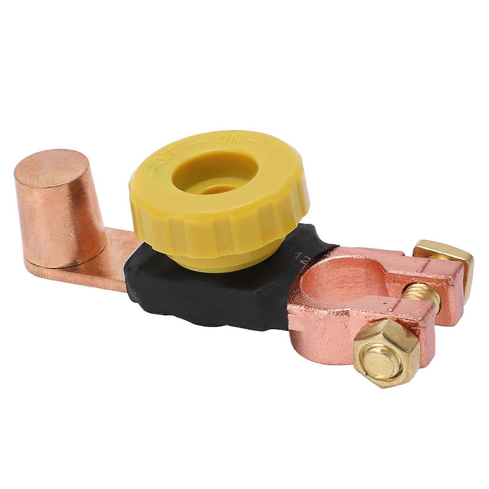 Power Battery Disconnect Switch Negative Terminal ABS Brass for 6V 12V ...