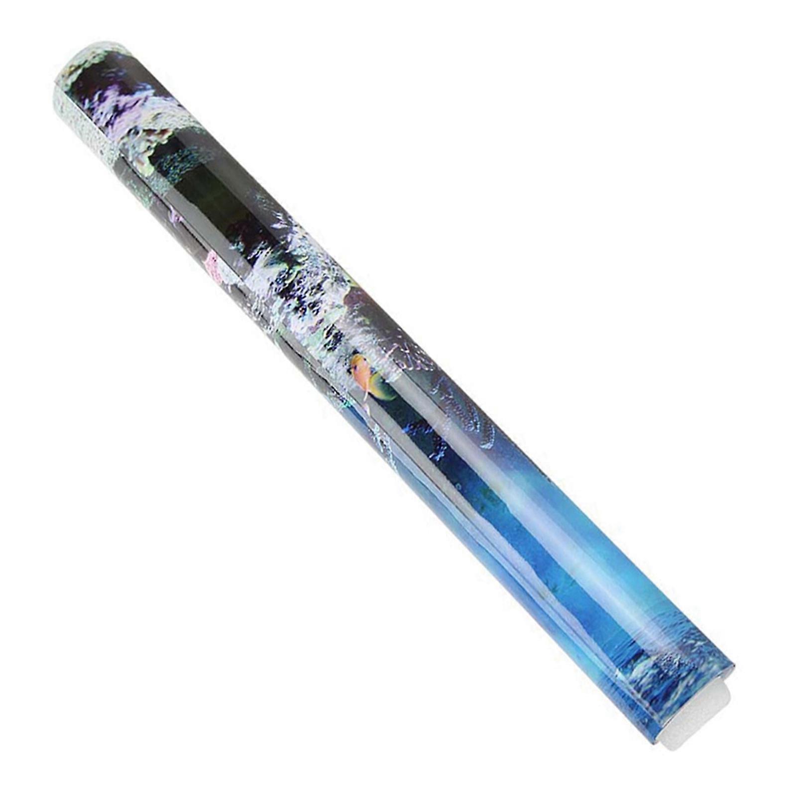 PVC Adhesive Underwater Coral Aquarium Fish Tank Background Poster ...