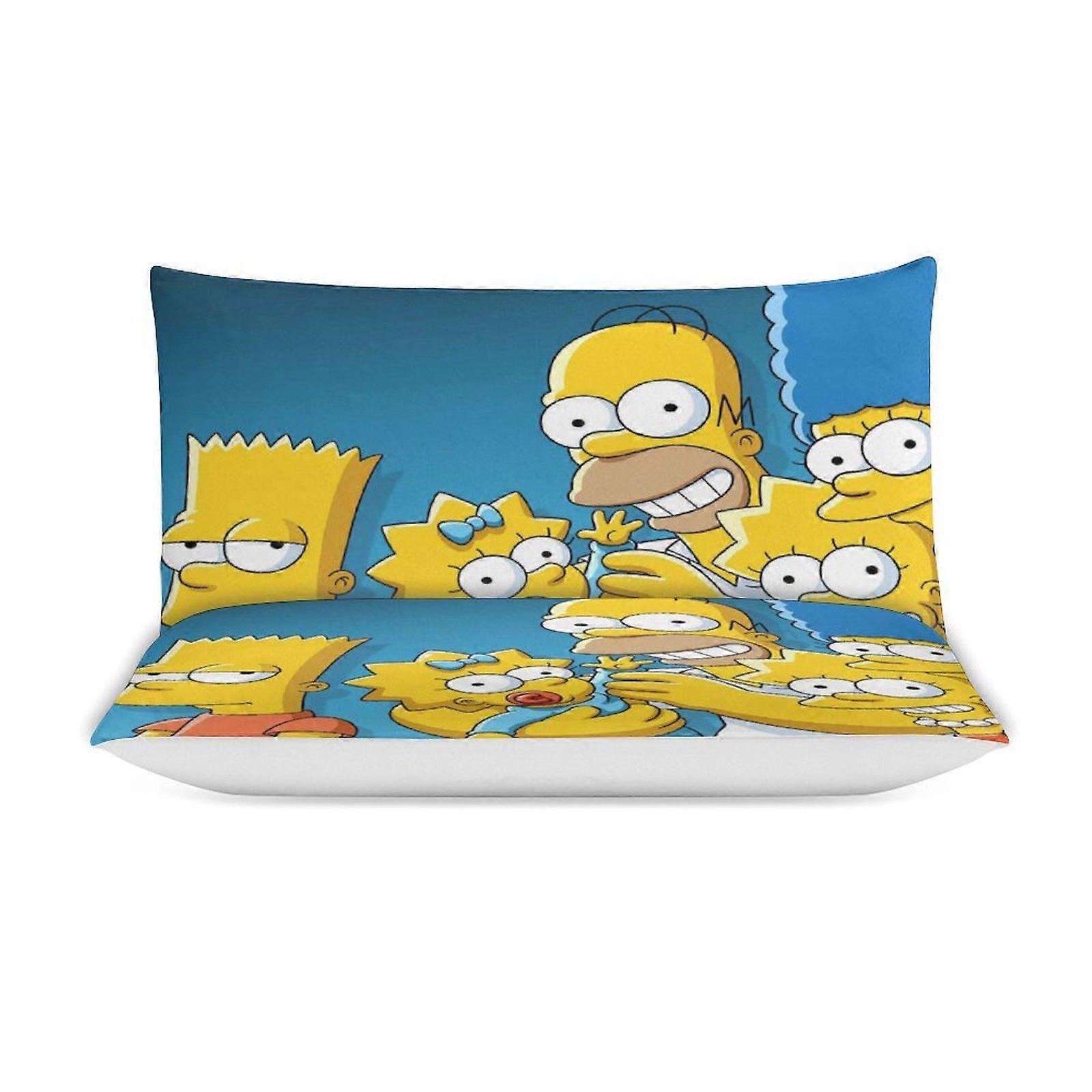 x267 The Simpsons 3-Piece Bedding Set Warm And Comfortable Soft Duvet ...