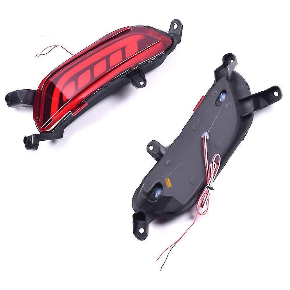 LED Rear Bumper Light Reflector Fog Lamp Brake Light Turning Signal ...