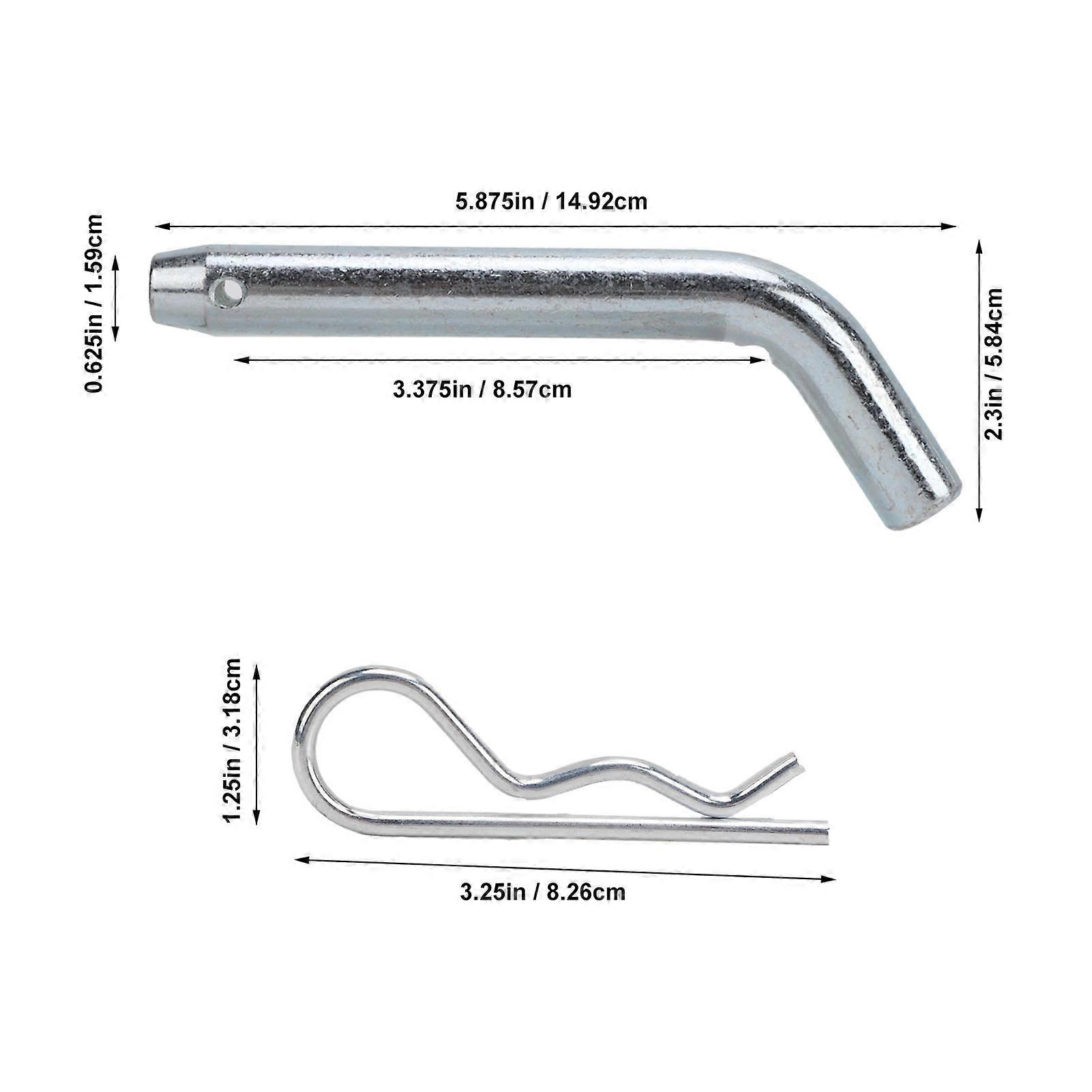 5/8 Inch Trailer Hitch Pin with Cilps Hitch Pins Lock Towing Hitch ...