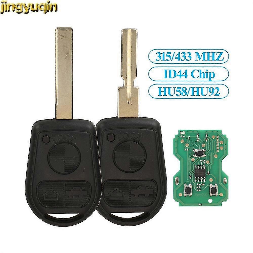 Kauko-auton avainohjaus 315/433 MHz Id44 Pcf7935 Siru Bmw E31 E32 E34 E36 E38 E39 E46 Z3 3 ...
