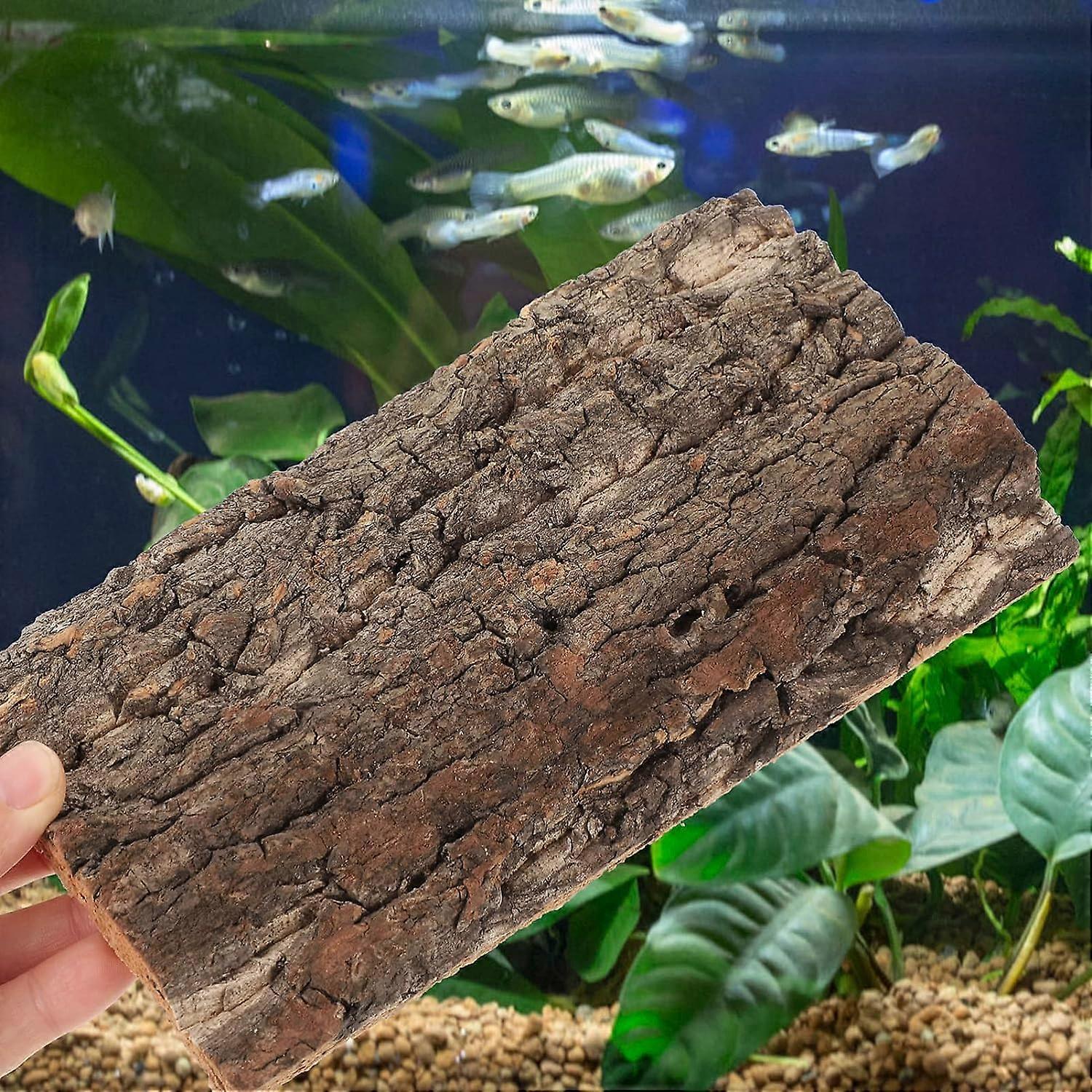 Reptile Tank Tree Bark Background 3 Pcs Cork Terrarium Background ...