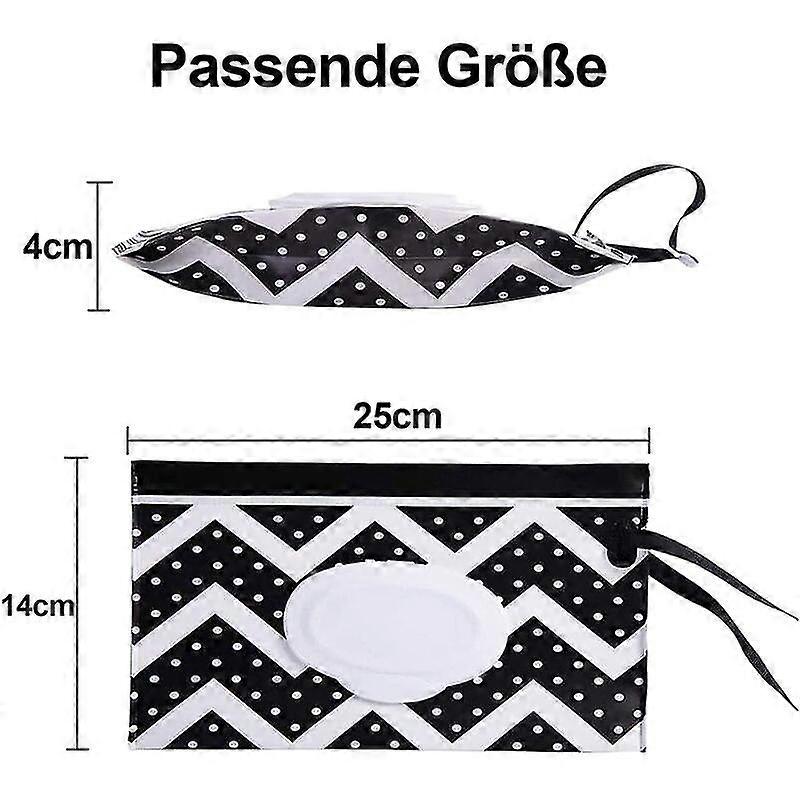 4 Pack Travel Wet Wipes Container, Wet Wipes Bag, On-the-go Wet Wipes ...